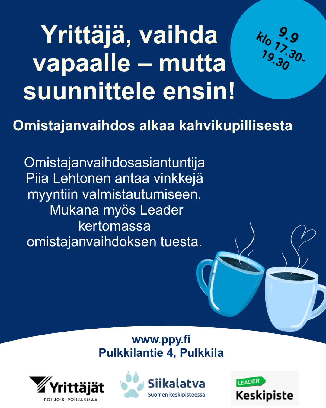Omistajanvaihdosilta yrittäjille - Siikalatva